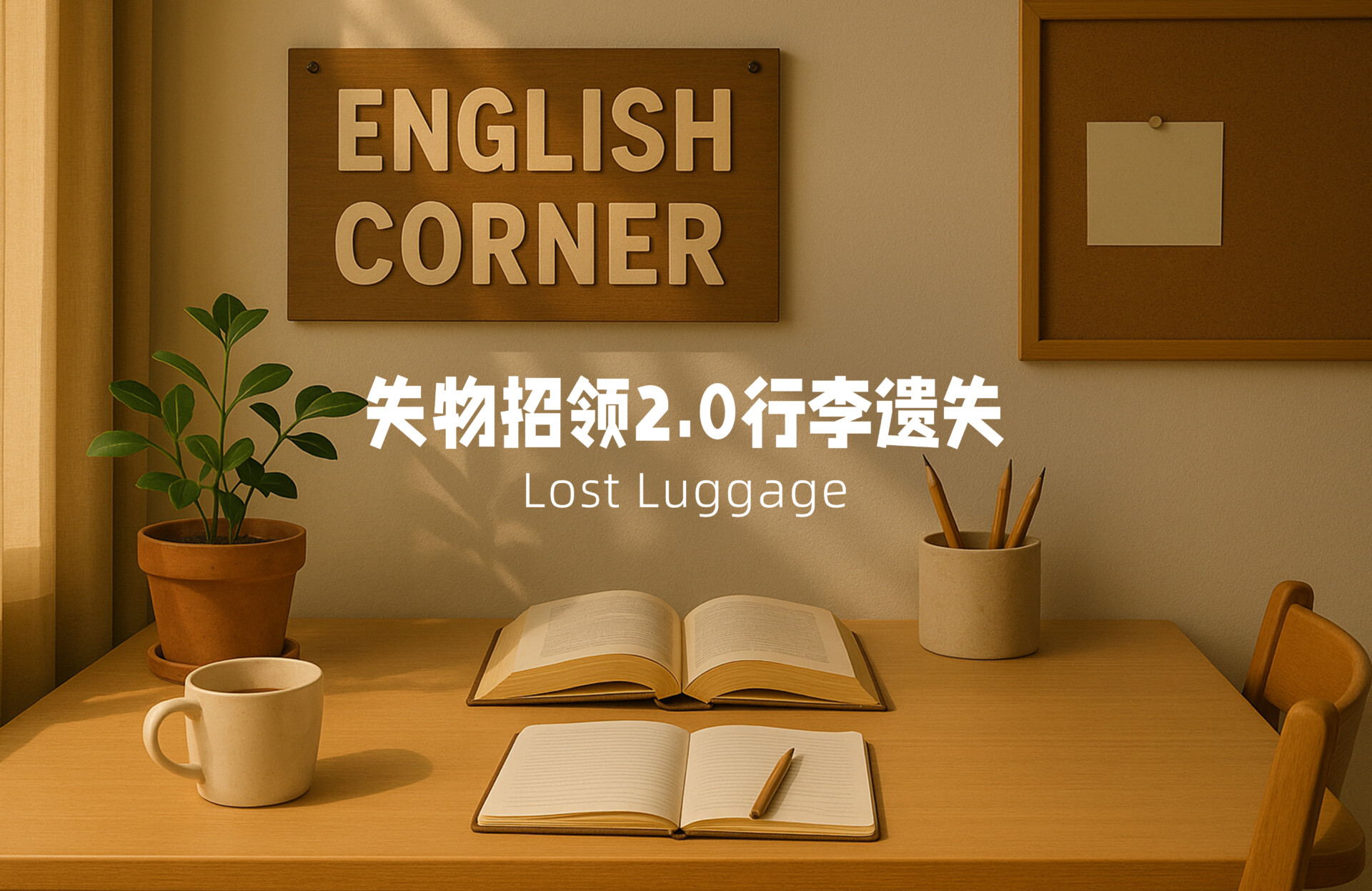 英语角 - 行李遗失 English Corner - Lost Luggage - 张哲瀚官方网站 | Zhang Zhehan Official Website
